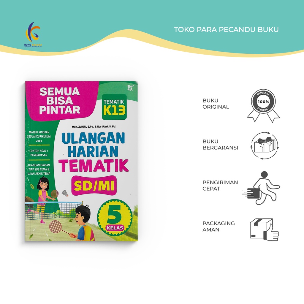 Jual BUKU PELAJARAN SD - SEMUA BISA PINTAR ULANGAN HARIAN TEMATIK SD/MI ...