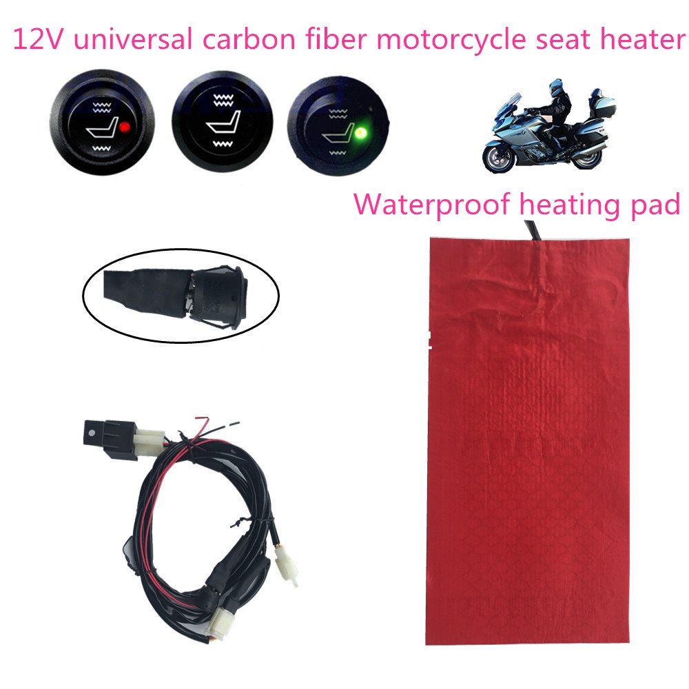 Jual &12V Universal waterproof carbon fiber seat heater for all type ...
