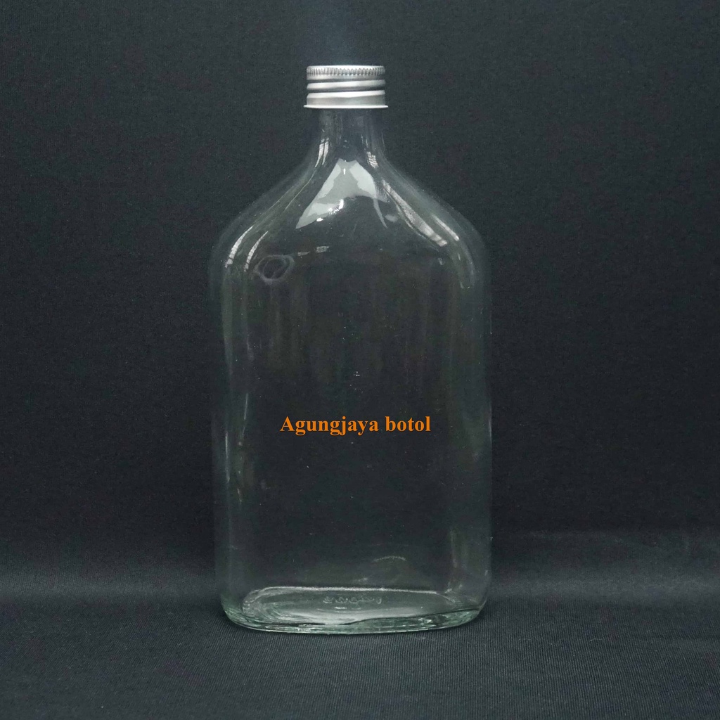 Jual Botol Kaca Food 500 Ml Half Square / Botol Kaca Half Square ...