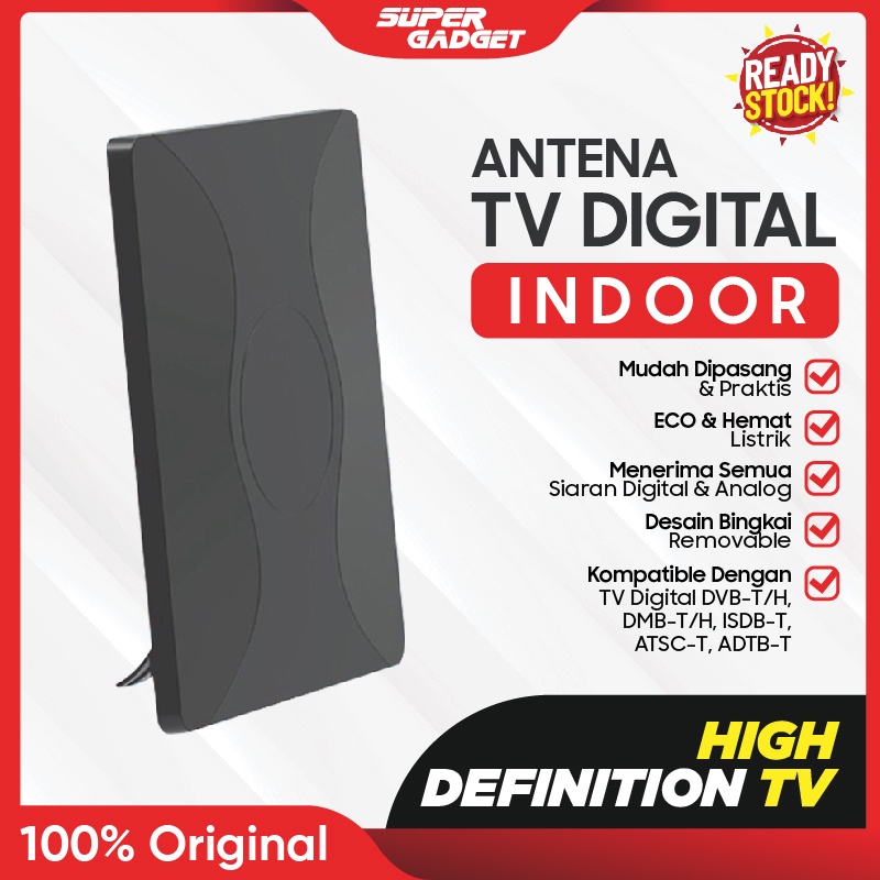 Jual Antena TV Digital Indoor HDTV Antena Dalam STB Antena Converter TV ...