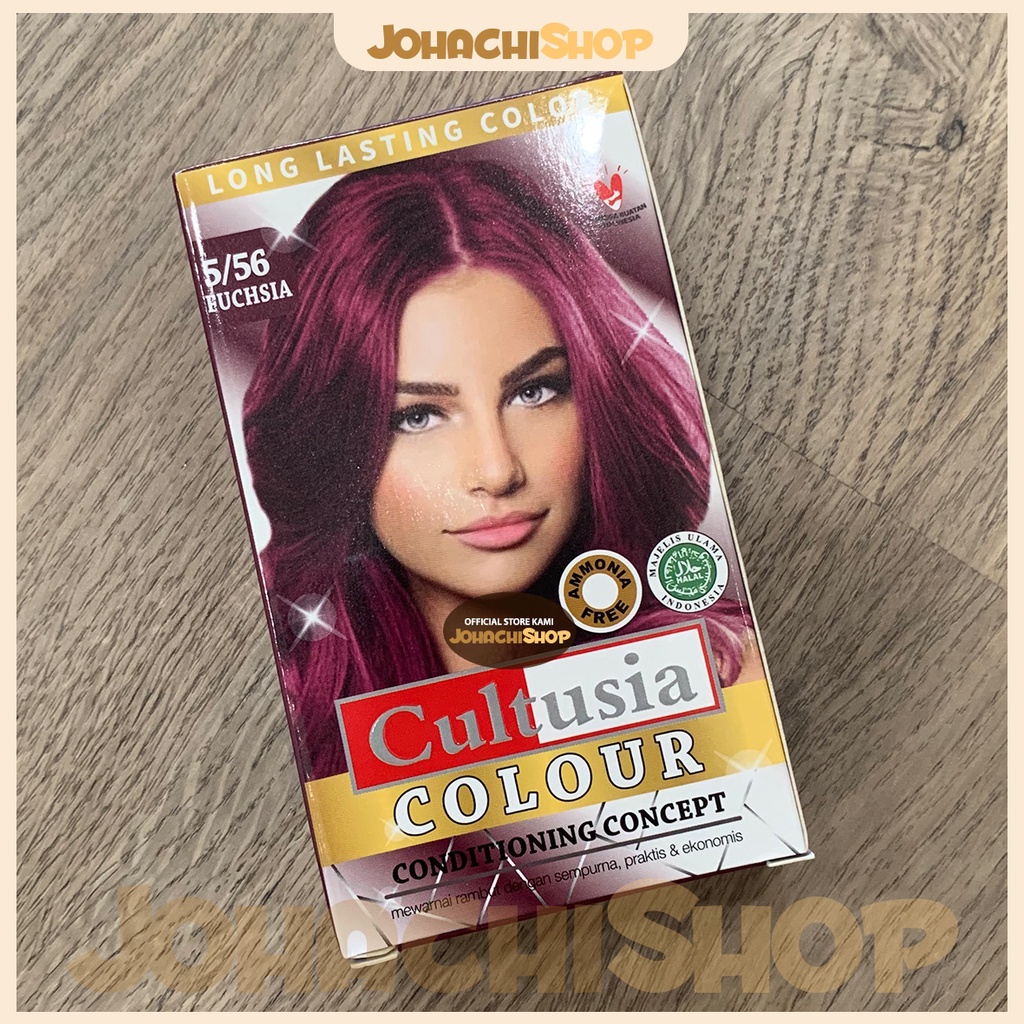 Jual Cultusia Hair Colour Semir Cat Warna Color Rambut | Shopee Indonesia