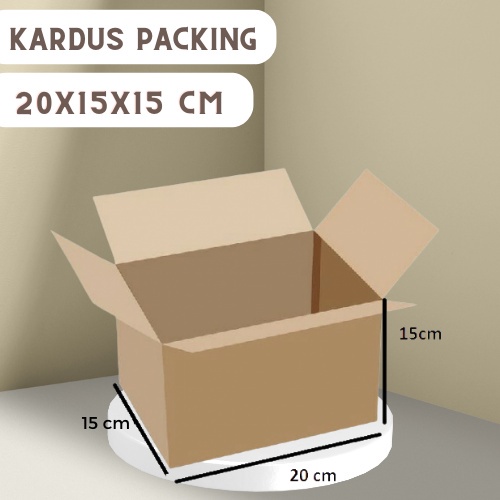 Jual Kardus/Packing/Dus/Corrugated/Box Ukuran 20X15X15 Cm B Flute ...
