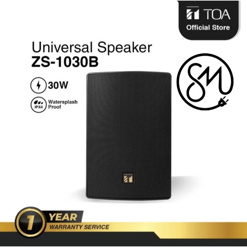 Jual Speaker TOA ZS-1030 B W 1030B 1030W ZS1030 Universal luar dalam | Shopee Indonesia