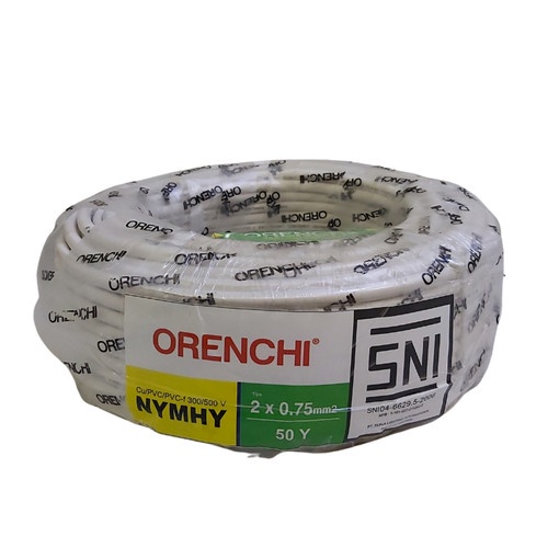 Jual Kabel NYMHY 2x0,75 Orenchi Kabel Listrik Serabut isi 2 / Kabel Meteran | Shopee Indonesia