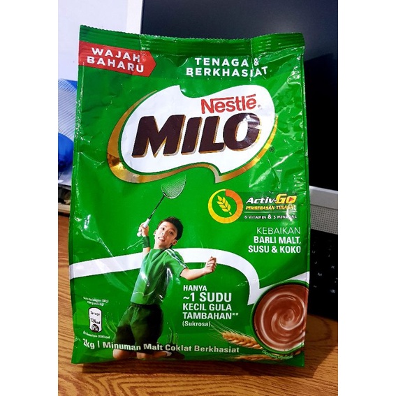 Jual Milo Nestle 1.8kg (Pengganti Milo 2kg) | Shopee Indonesia