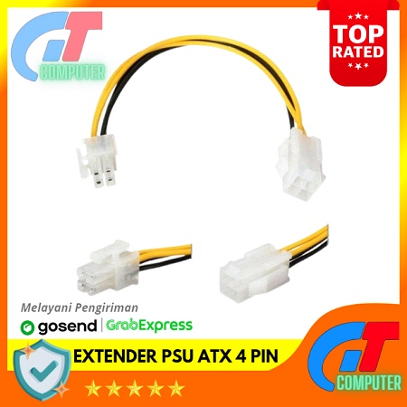 Jual KABEL EXTENDER PSU ATX 4 PIN MALE TO 4 PIN FEMALE / EXTENTION PSU ...