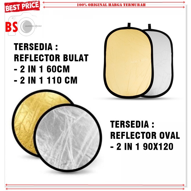 Jual Reflector Cahaya Studio Reflector 2 in 1 (60cm) - Reflector 2 in 1 ...