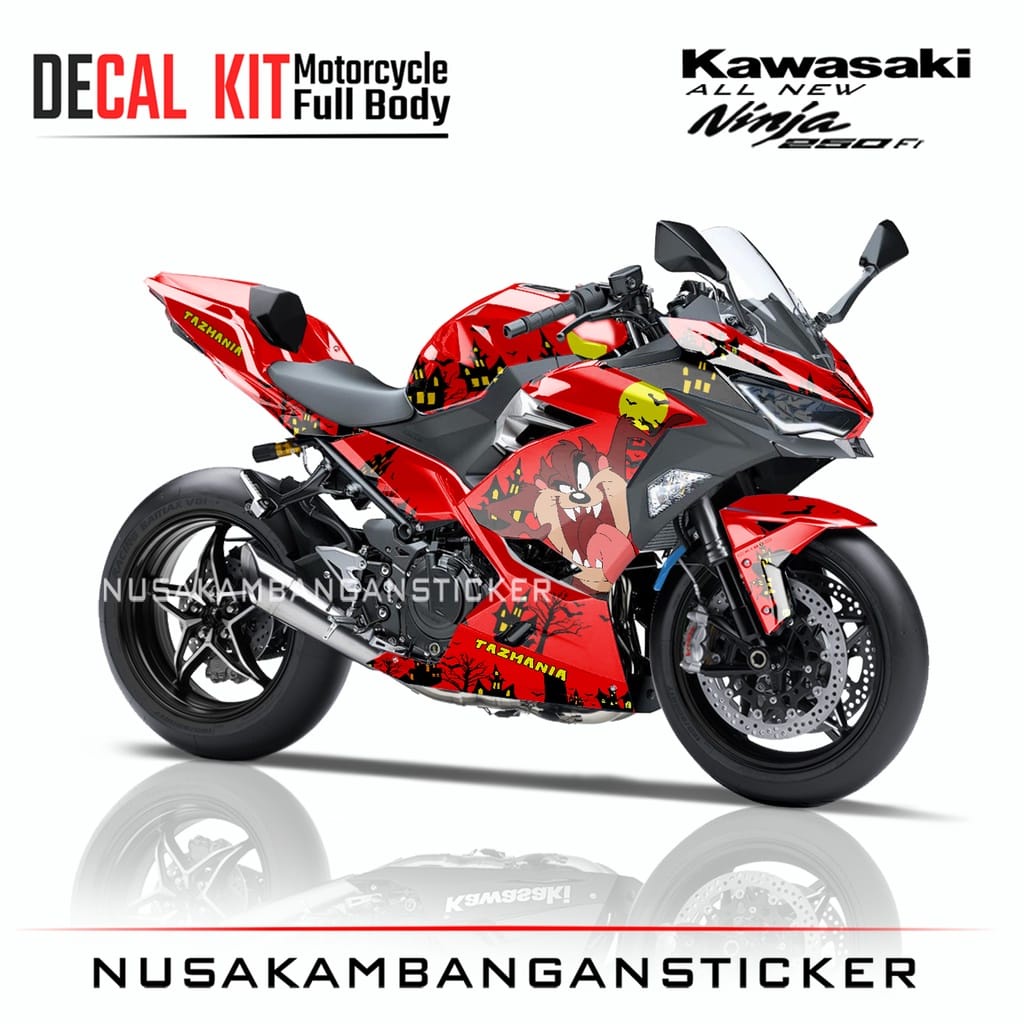 Jual STIKER DECAL SEPEDA MOTOR KAWASAKI NINJA 250 FI ALL NEW FULL BODY ...