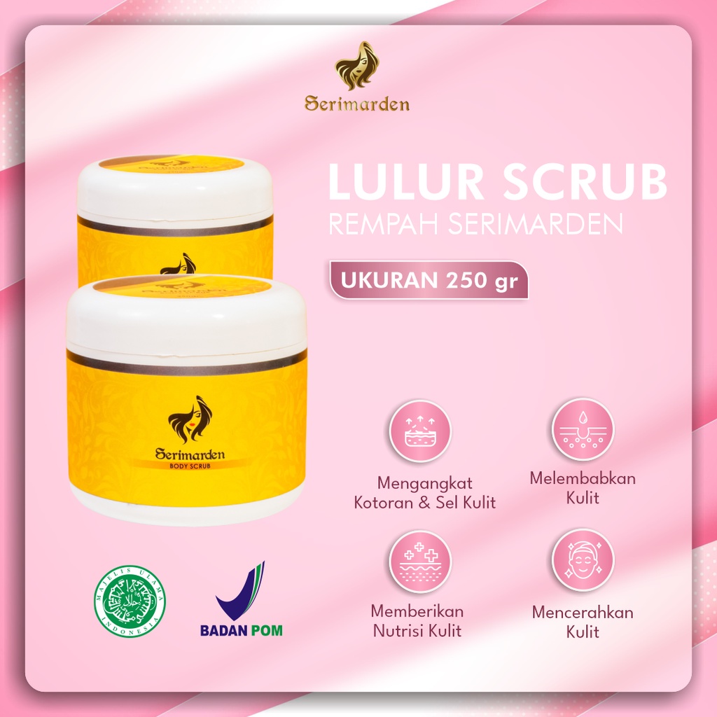 Jual Lulur Scrub Rempah Serimarden Original Memberikan Nutrisi ...