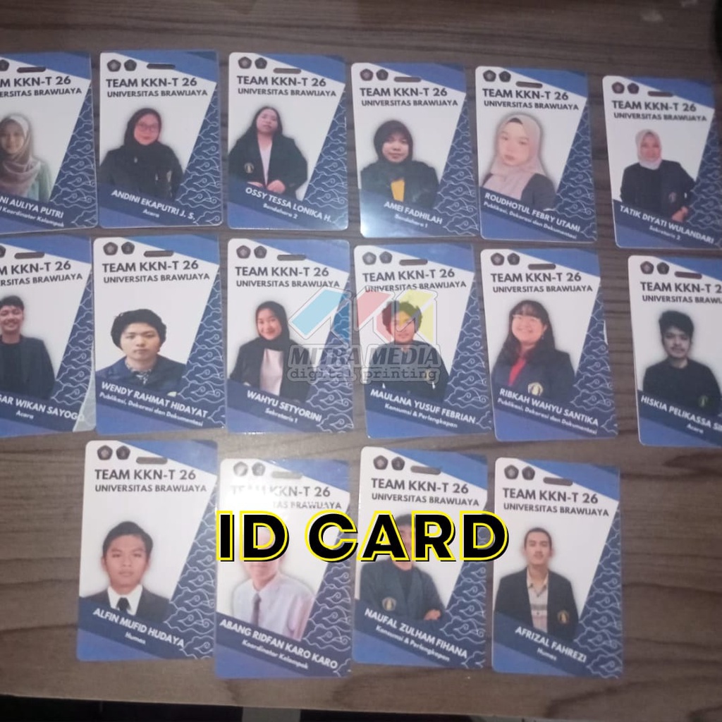 Jual CETAK ID CARD Pegawai / KARTU NAMA / MEMBER CARD / VISITOR CARD ...