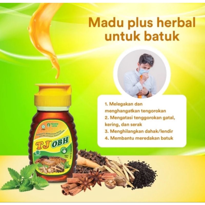 Jual MADU TJ OBH MEREDAKAN BATUK DAN TENGGOROKAN || OBH || MADU TJ ...
