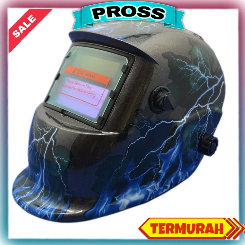 Jual Helm Las Otomatis Auto Darkening Welding Helmet / Topeng Las / Hem ...