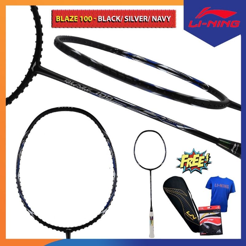 Jual RAKET BADMINTON LINING LI-NING BLAZE 100 ORIGINAL 100% | Shopee ...