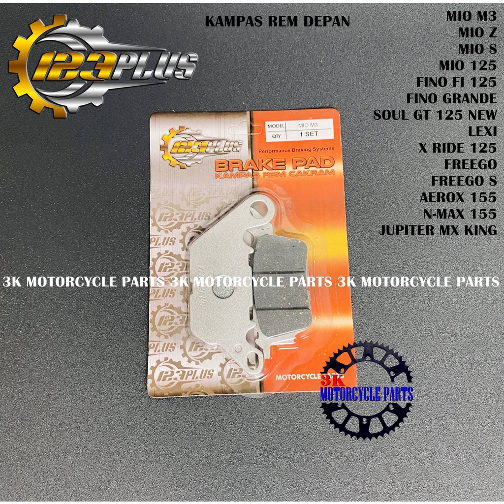 Jual DISPAD KAMPAS REM DEPAN CAKRAM MIO M3 MIO Z MIO 125 MIO S FINO 125 FI FINO GRANDE LEXI ...