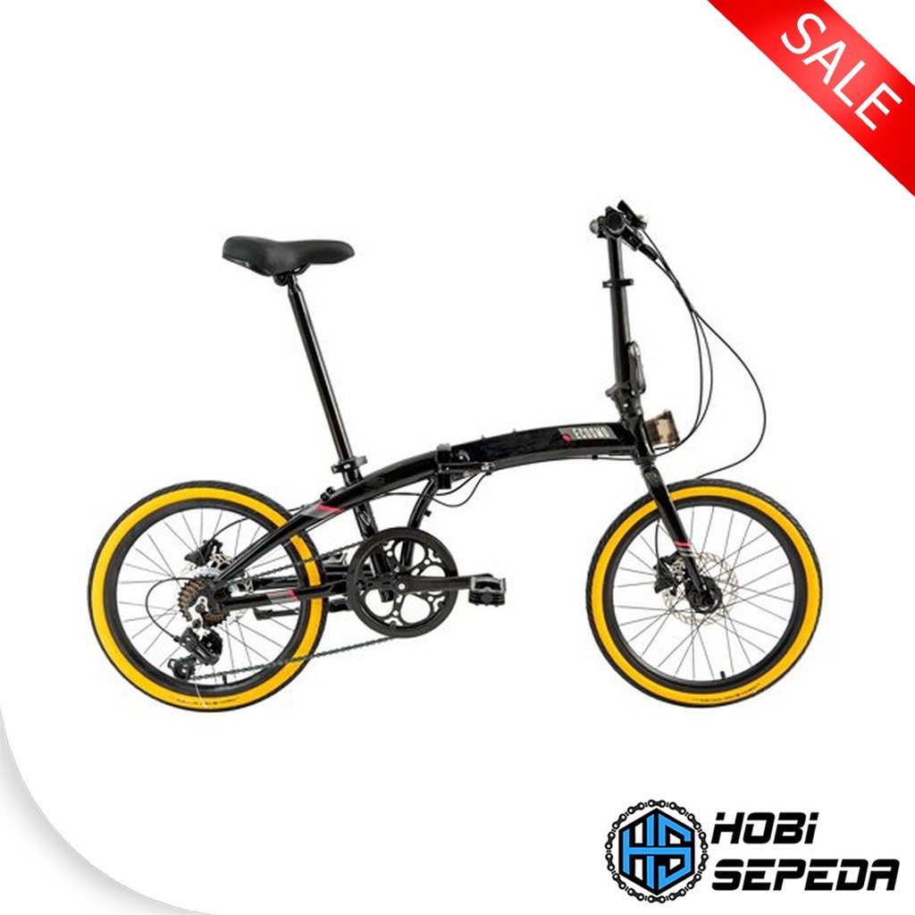 Jual Sepeda Lipat Element Ecosmo 7 Speed Hydraulic Shimano | Shopee ...