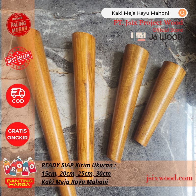 Jual Kaki Meja Kayu / Sofa Kayu / Wooden Table Legs Minimalis / Kaki ...