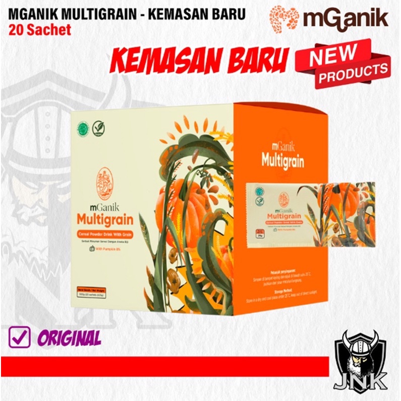 Jual M GANIK MULTIGRAIN MINUMAN SEREAL KESEHATAN M GANIK 1BOX MENEKAN ...