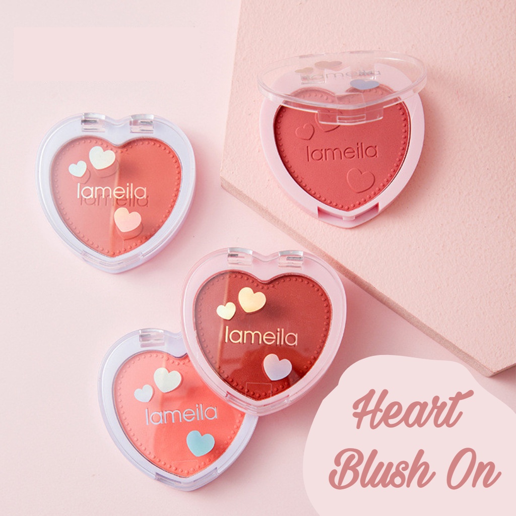 Jual LM5107 LAMEILA BLUSH ON 4 COLOURS LOVE PALETTE BLUSHER NATURAL ...