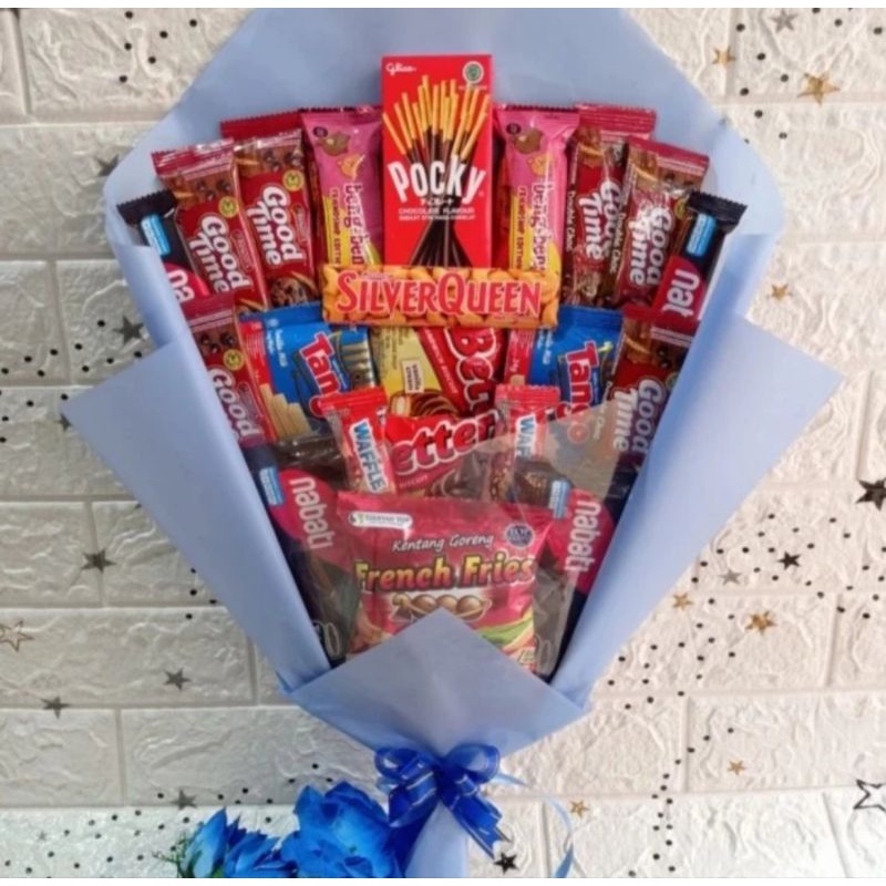 Jual Bucket Snack Wisuda Bouquet Makanan | Shopee Indonesia