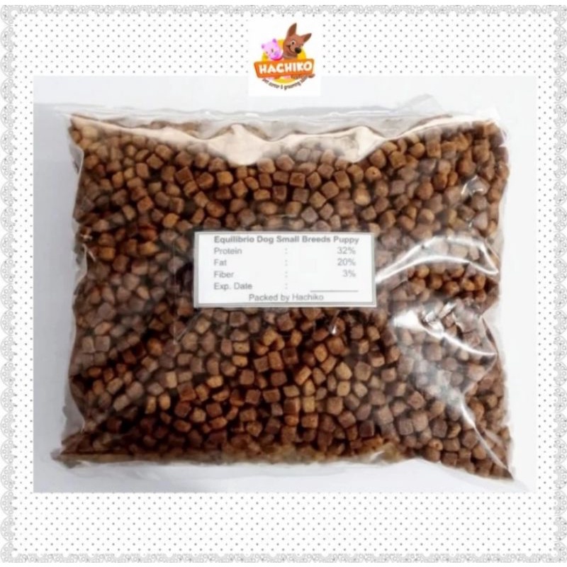 Jual Equilibrio Dog Puppy Small Breeds 500gr (REPACK) | Shopee Indonesia