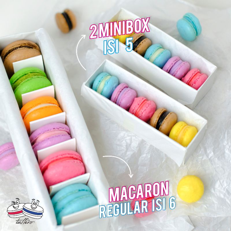 Jual Macaron Paket 2 Box Macaron Mini dan 1 Box Macaron Reguler ...