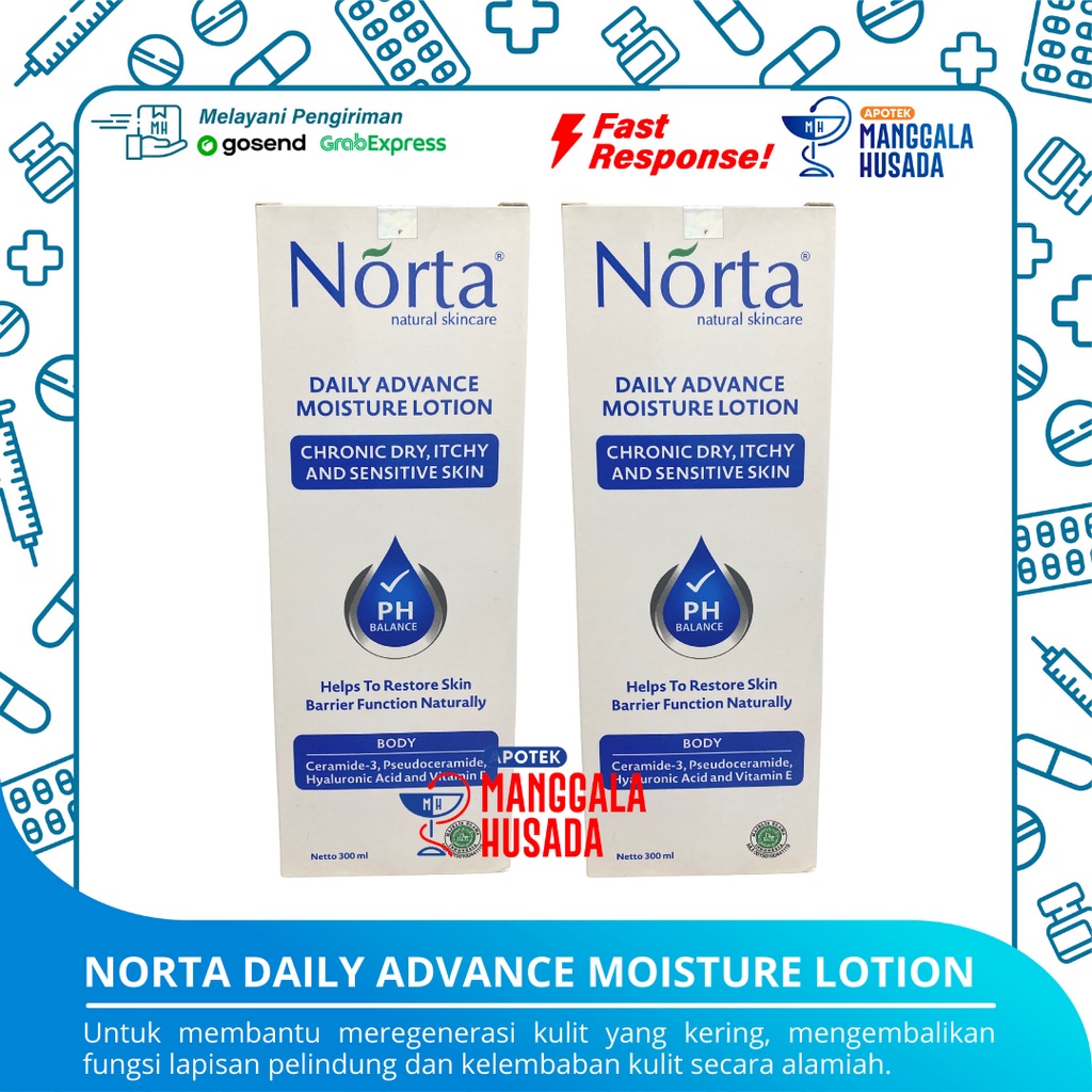 Jual NORTA DAILY ADVANCE MOISTURE LOTION @ 300 ML | Shopee Indonesia