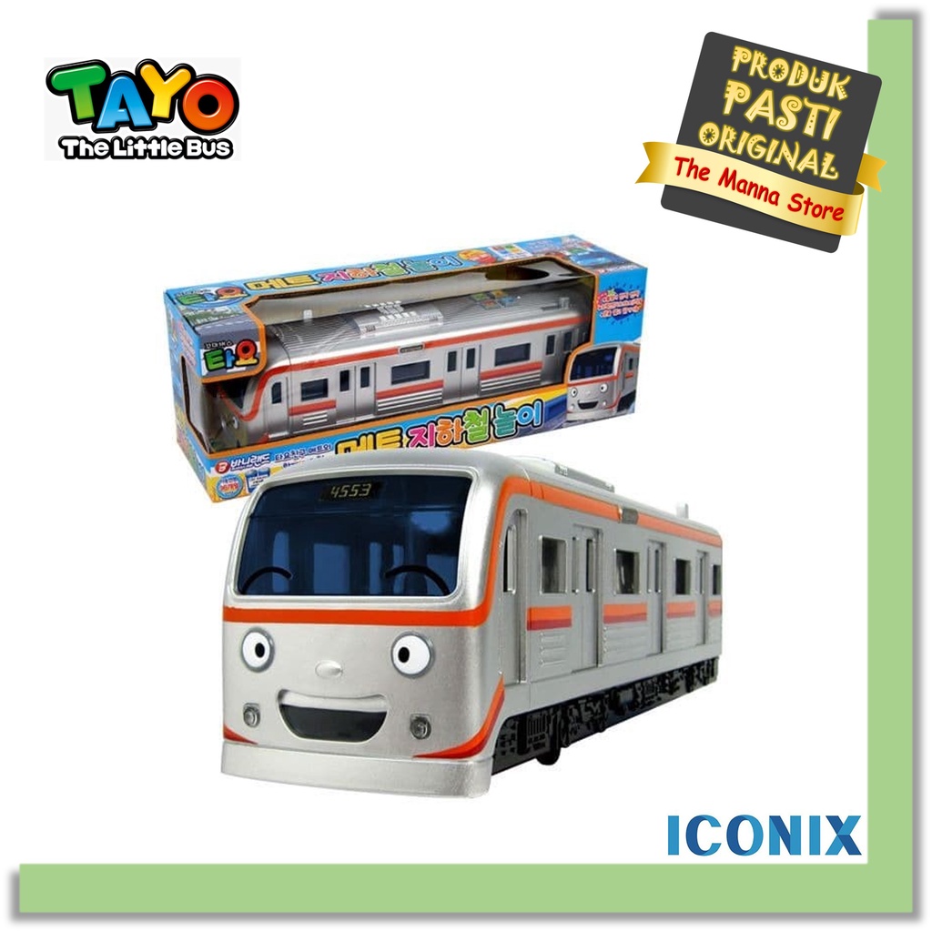 Jual Iconix Tayo The Little Bus MET with Sound and Light TYX215912 ...
