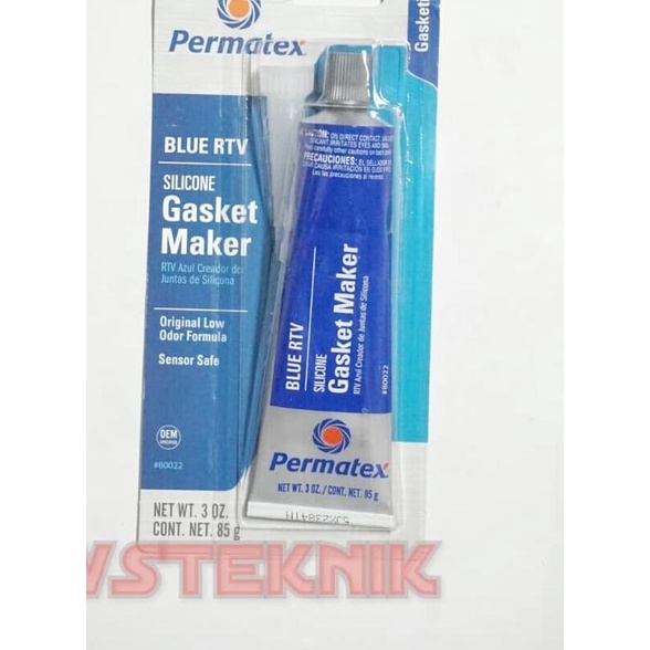 Jual Lem Silicon Permatex Blue RTV 85 Gram | Shopee Indonesia