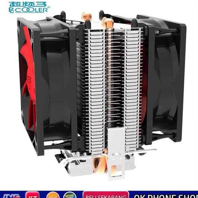 Jual PENDINGIN PC COOLER MINI CPU HEATSINK DENGAN 2 HEATPIPE RADIATOR ...