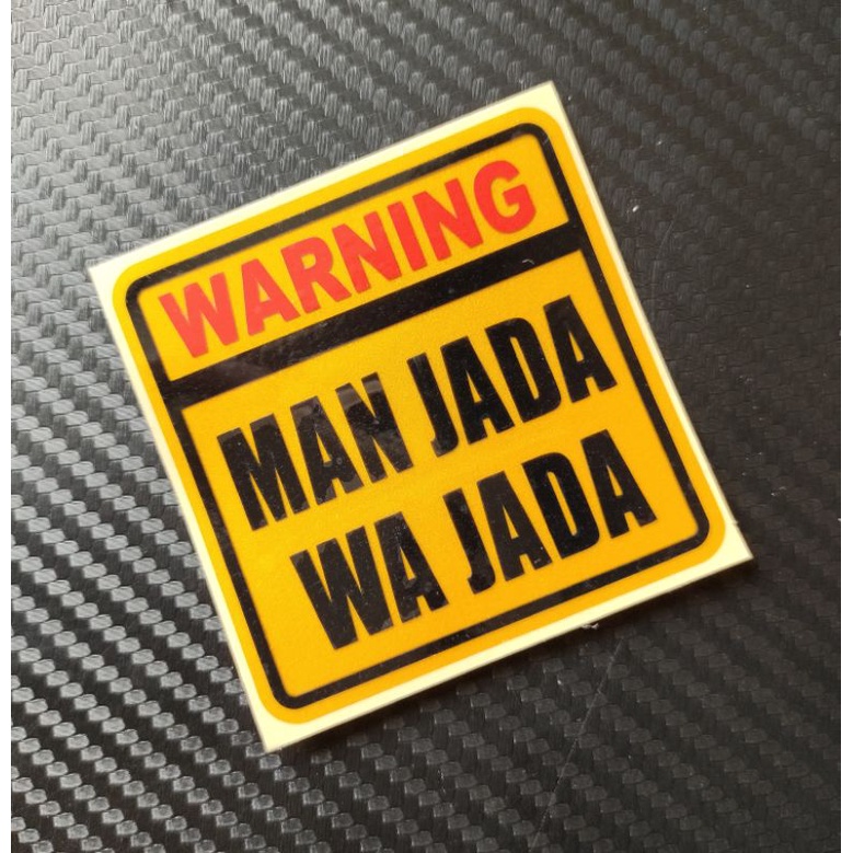 Jual STIKER CUTTING WARNING PERINGATAN | Shopee Indonesia