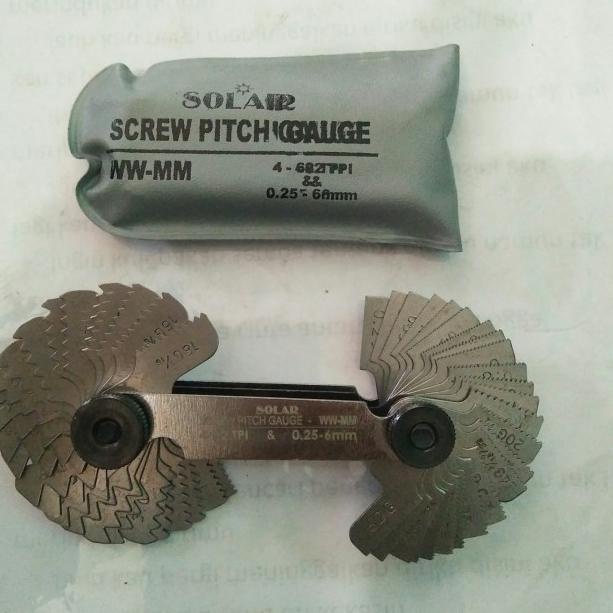 Jual Screw pitch gauge || Mal drat | maldrat || alat ukur ulir | Shopee ...