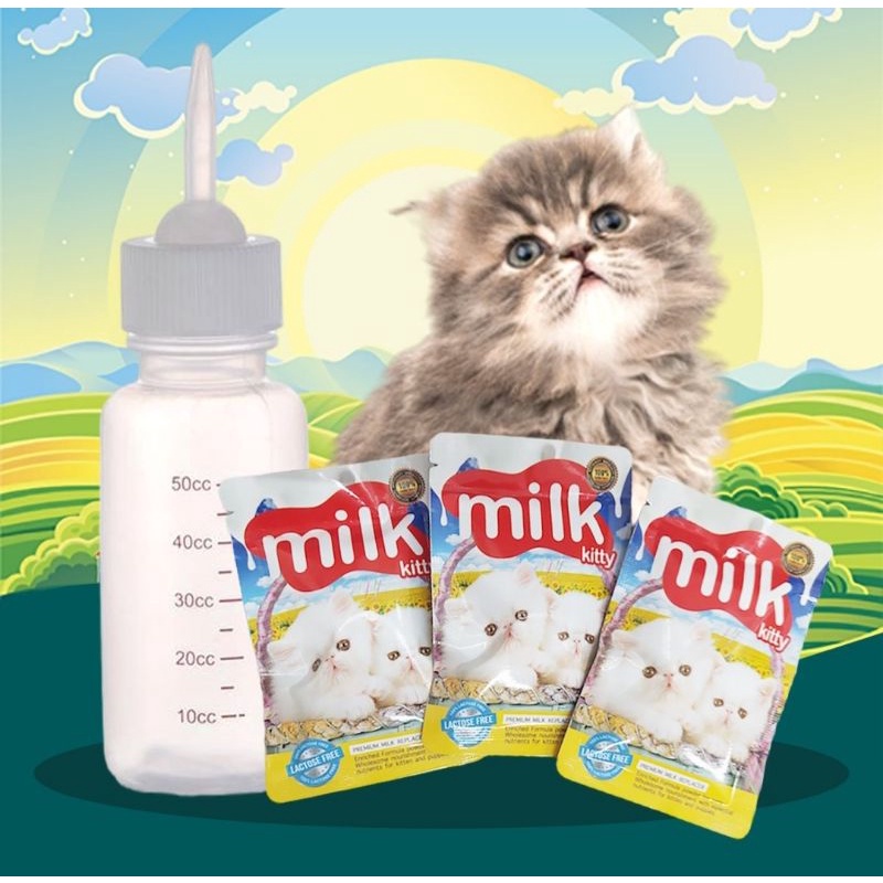 Jual BOTOL SUSU + KITTY MILK - BELI BOTOL DOT KUCING GRATIS SUSU Dot ...