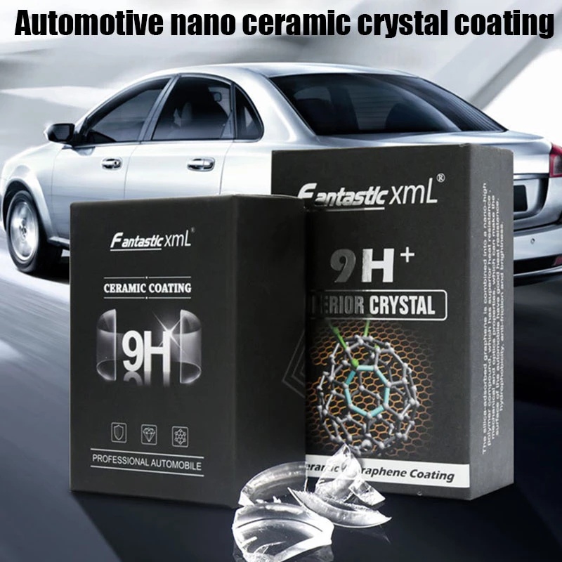 Jual Nano Ceramic Coating/50ml 9H+Ceramic Coating Mobil Crystal Diamond ...