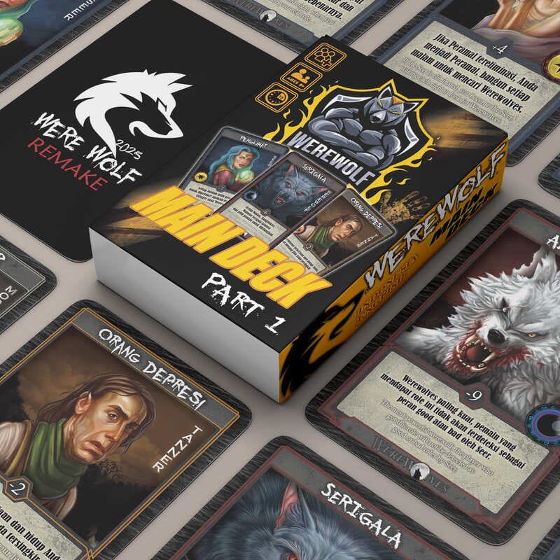 Jual Kartu Werewolf 2025 Bahasa Indonesia Lengkap Card Game Translated ...