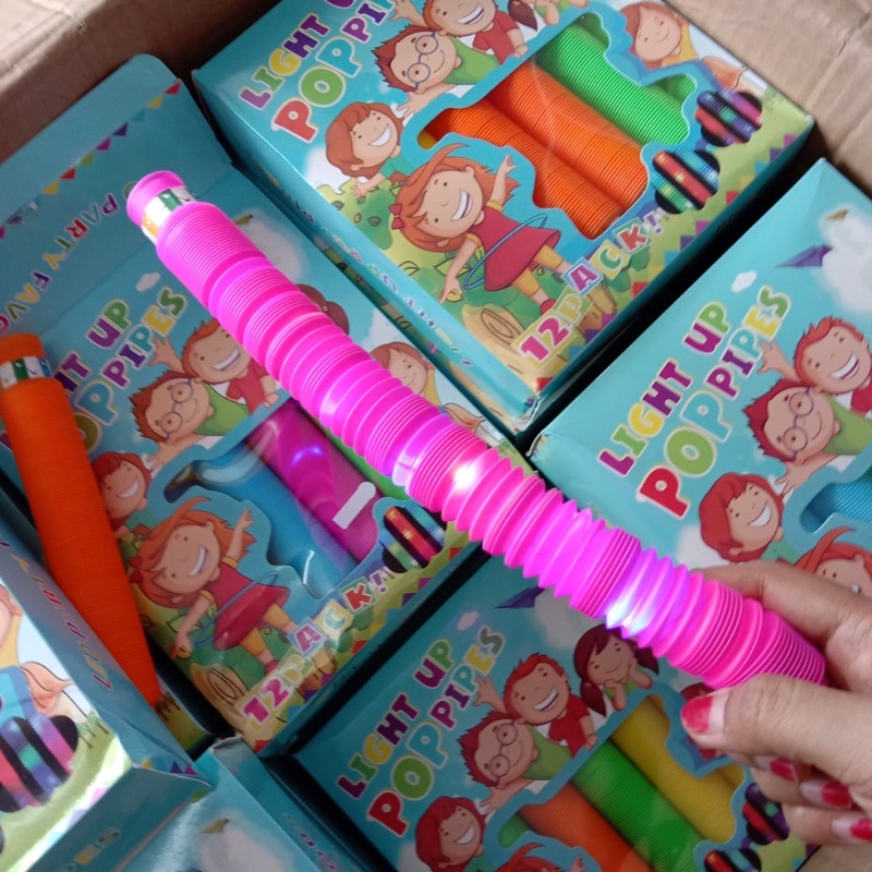 Jual [PREMIUM GRADE A] Pop Pipes Light Up Pop Tubes Karakter Pop Pipes ...