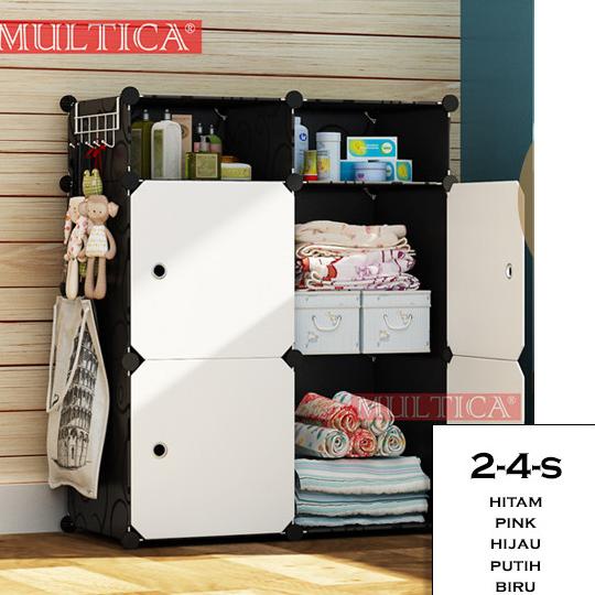 Jual MULTCA Rak Baju Lemari Pakaian Storage Kotak Mainan Plastik BAYI ...