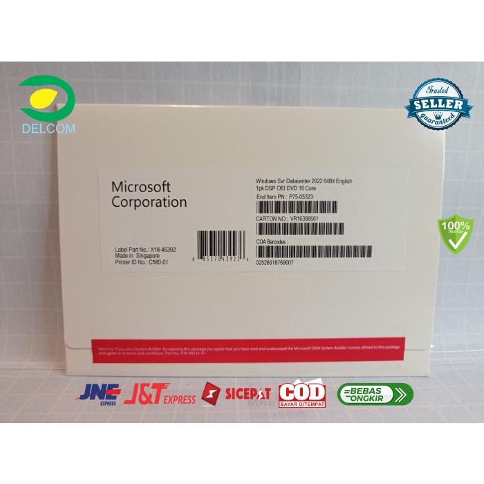 Jual Windows Server 2022 Datacenter 16 Core 5 Cal Fullpack Original Shopee Indonesia