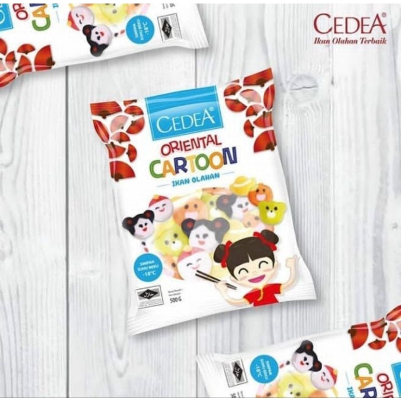 Jual Cedea Oriental Cartoon 500gr Baso Ikan Bentuk Kartun | Shopee ...