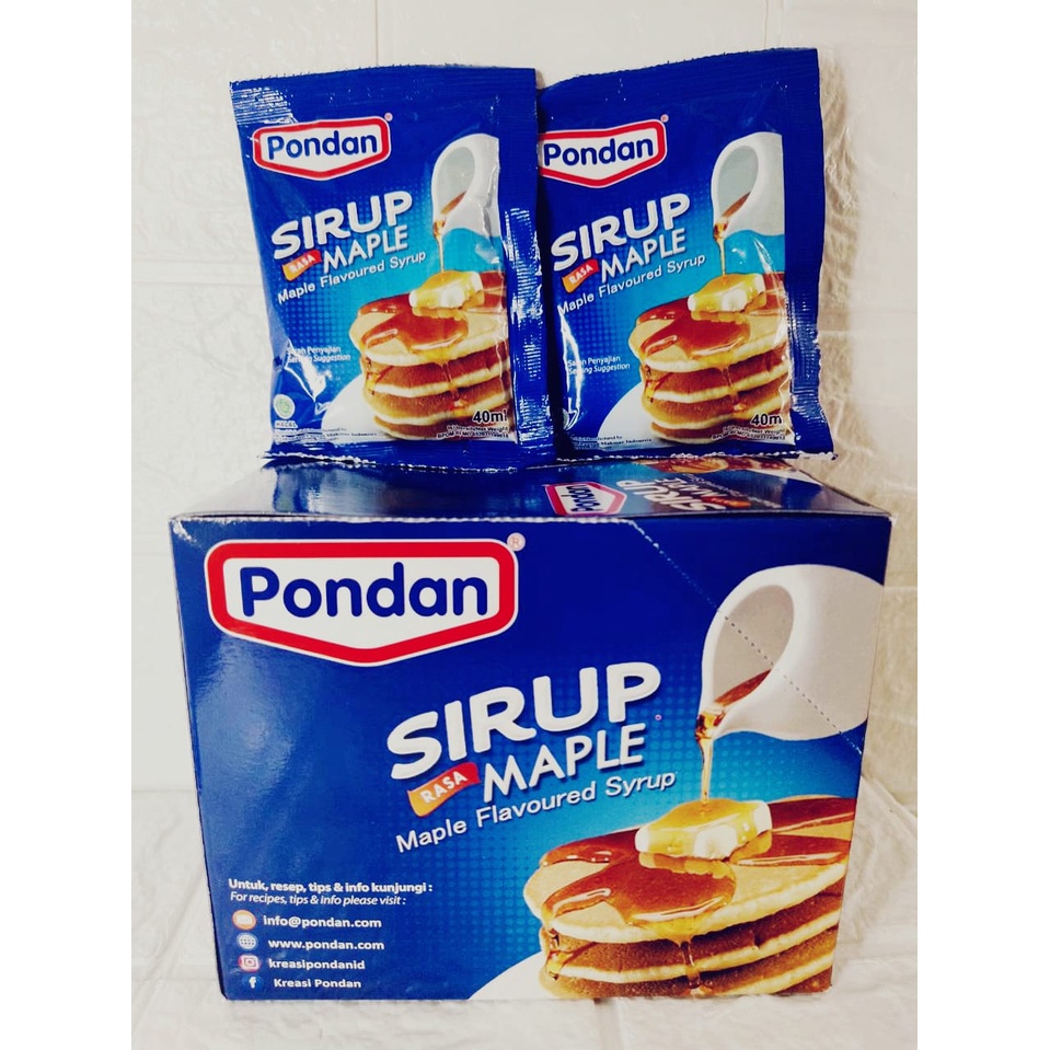 Jual PONDAN SIRUP MAPLE 40 ML | Shopee Indonesia
