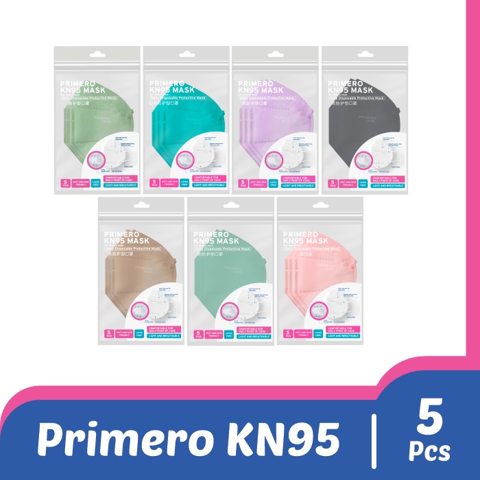 Jual Primero Masker KN95 - 1 Sachet isi 5pcs | Shopee Indonesia