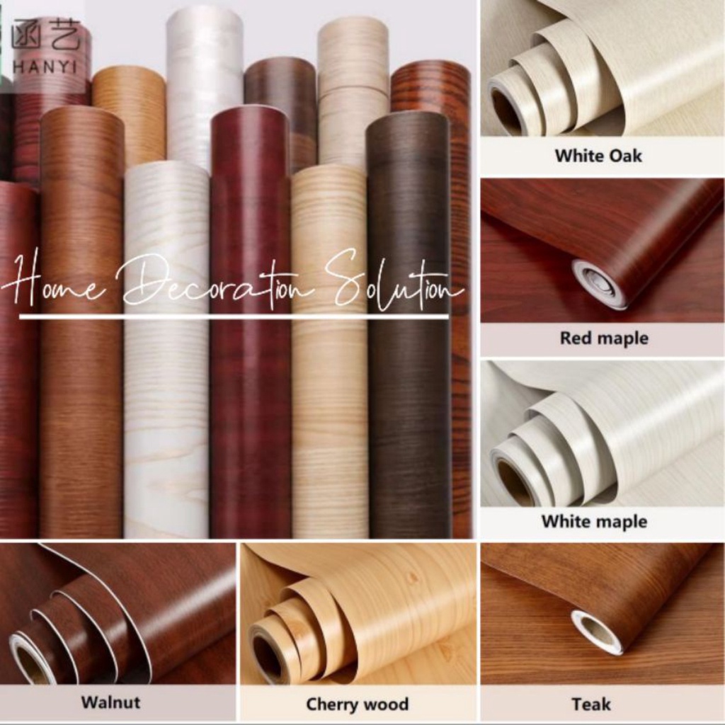 Jual WALL STICKER / STIKER MOTIF SERAT KAYU 3D PREMIUM UNTUK LANTAI ...