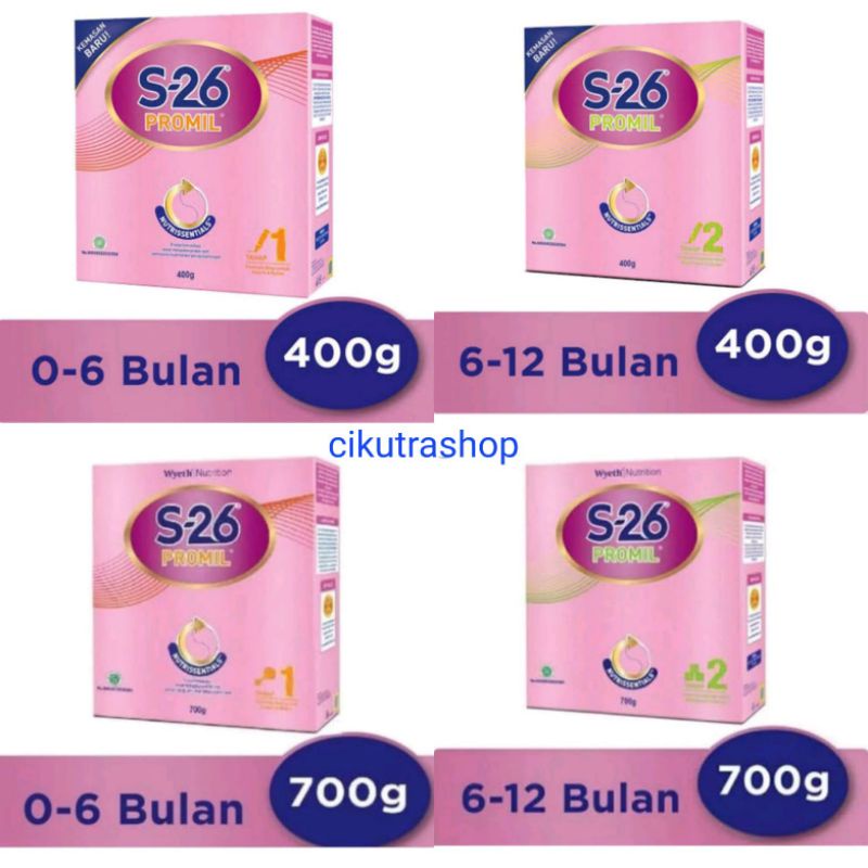 Jual S26 Promil 1/Promil 2 400gr/700gr | Shopee Indonesia