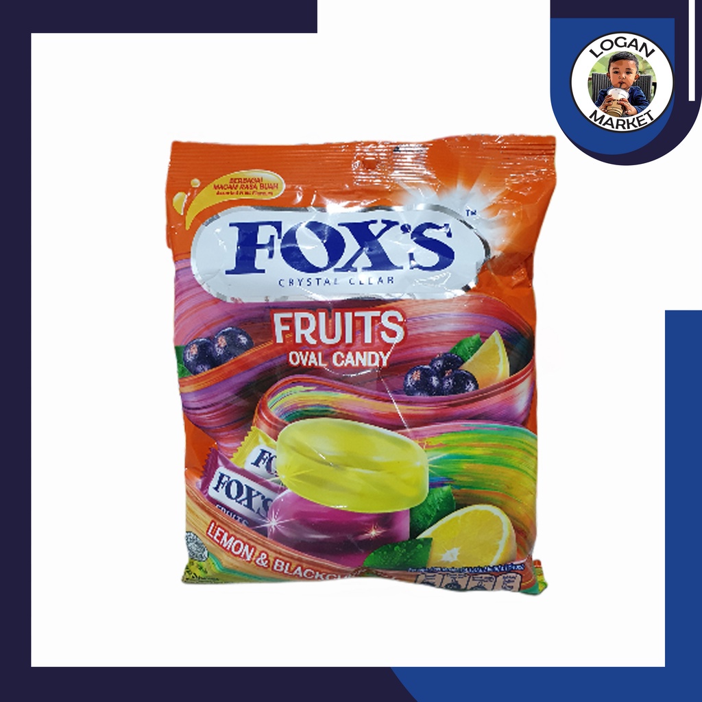 Jual Fox Foxs Fox's Permen Oval Flowrap Candy 125gr 125gram 125 gram ...