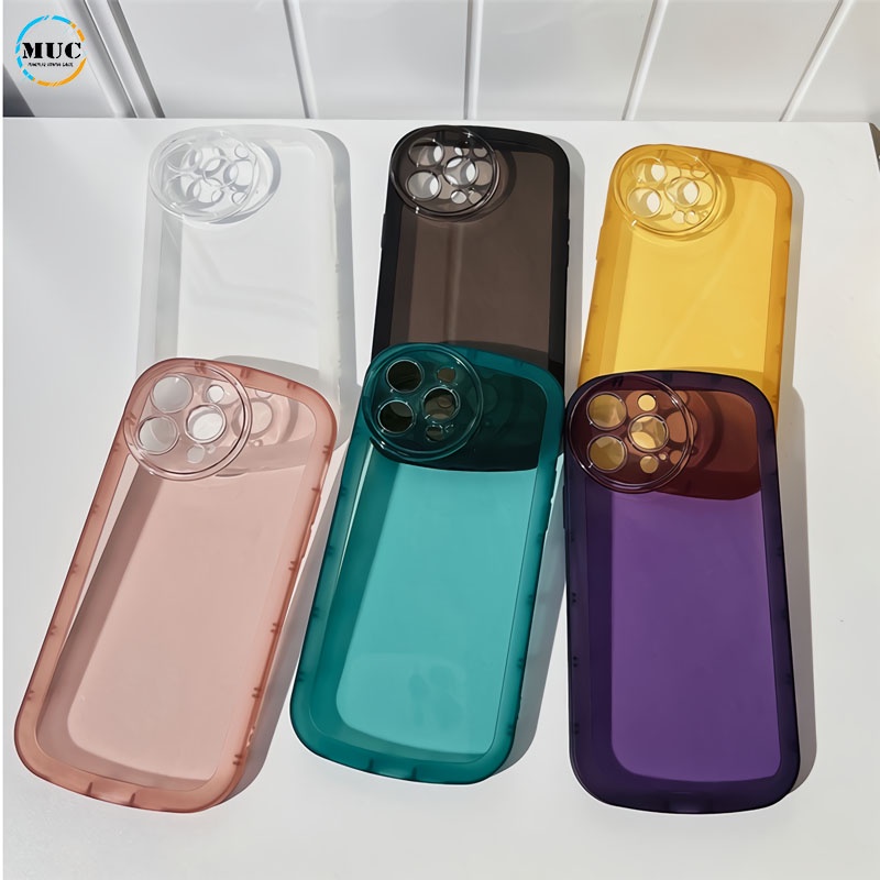 Jual [OP] CASE PELINDUNG HANDPHONE BENTUK OVAL WARNA MACARON UNTUK TYPE ...