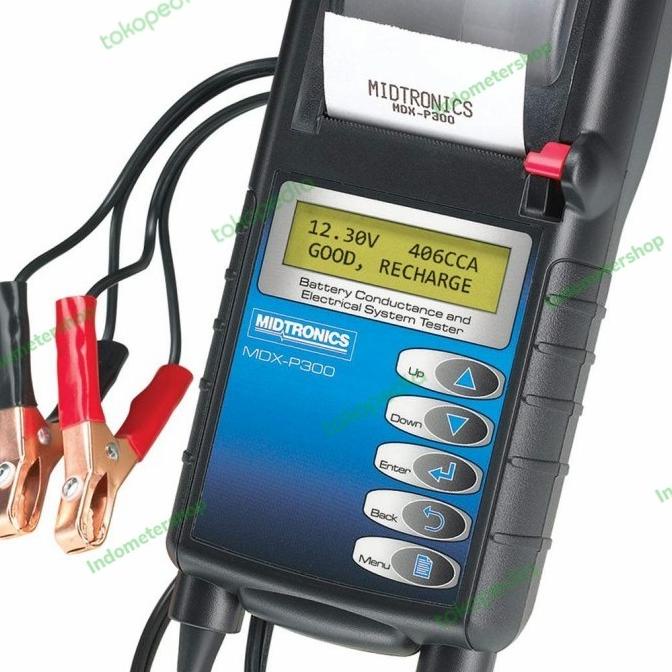 Jual MIDTRONICS MDX-P300 Digital Battery Tester, 12V dengan printer ...