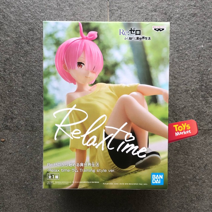 Jual BANPRESTO Action Figure Re:Zero Relax Time Ram Training Style Ver ...