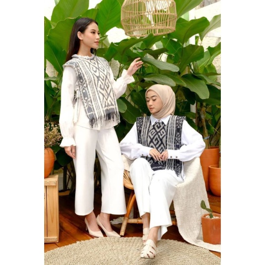 Jual ]VEST COUPLE BATIK TENUN ORIGINAL[ OUTER TENUN TORAJA SONGKET ...
