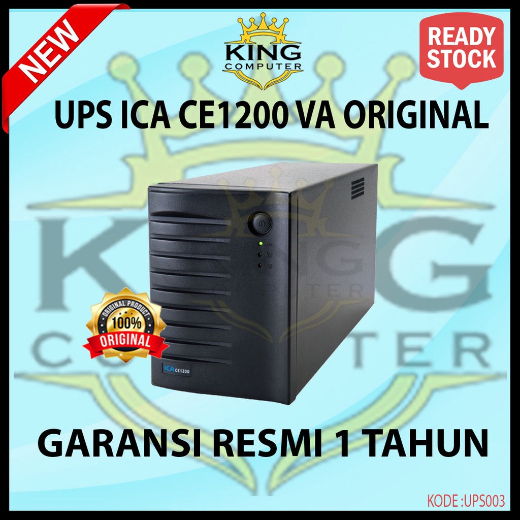 Jual UPS ICA CE1200 CE 1200 (1200VA/600Watt) GARANSI RESMI | Shopee ...