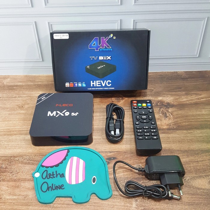 Jual Tv Box Android Tv Box Fleco 4K Uhd Original Ram 2/16 Android 10.1 ...