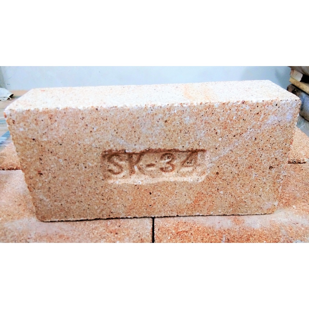 Jual 10 Pcs Batu Bata Tahan Api (Fire Brick) Tipe SK-34 | Shopee Indonesia